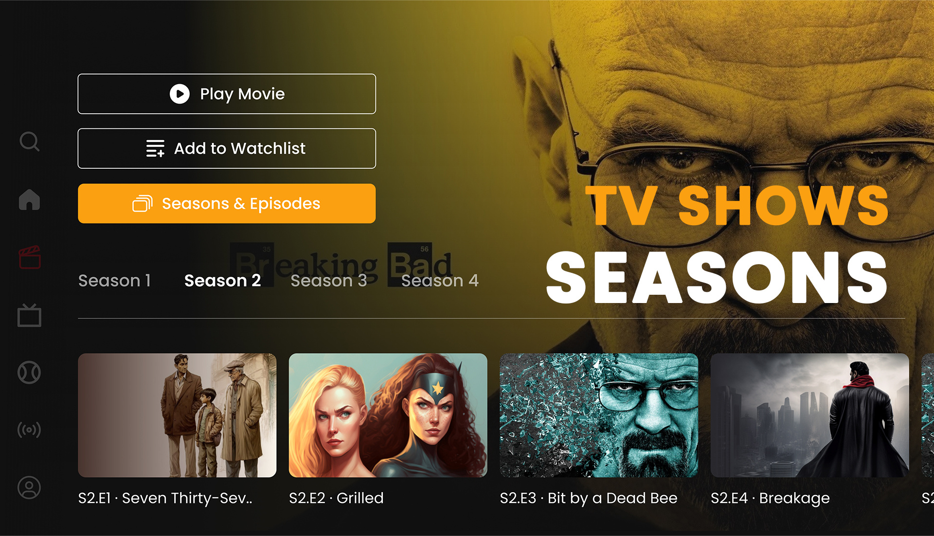 Android Smart TV App Design by VIAVIWEB | UI/UX Design | OTT App by ...