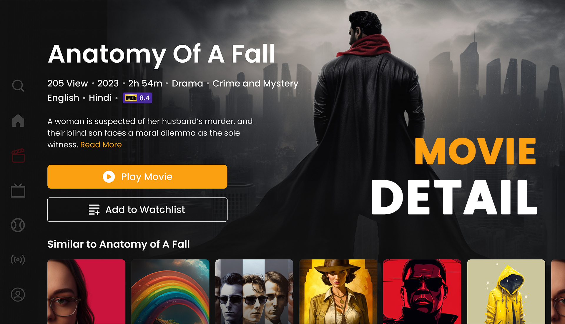 Android Smart TV App Design by VIAVIWEB | UI/UX Design | OTT App by ...