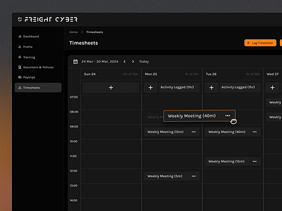 Timesheet Web Dashboard by Bilal Ahmed on Dribbble