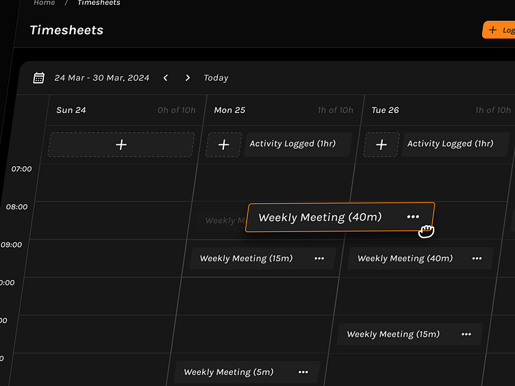 Timesheet Web Dashboard by Bilal Ahmed on Dribbble