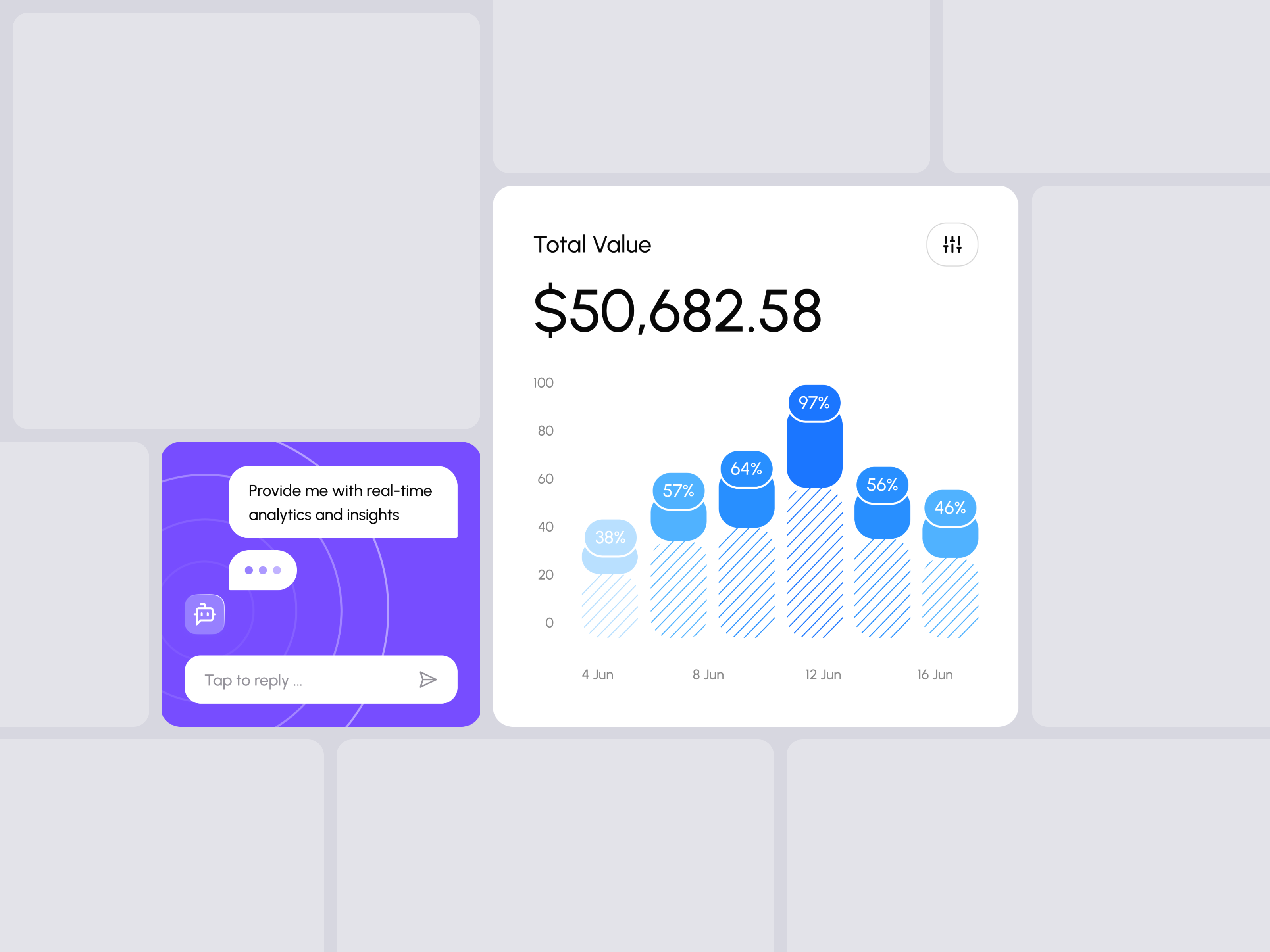 Widgets UX/UI design for the AI-powered Web3 trading platform by ...