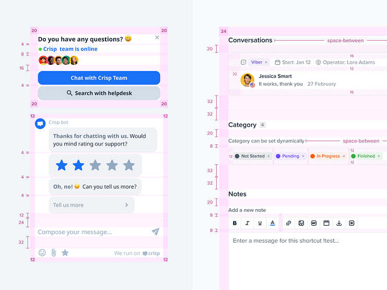 Crisp - Spacing System by Michal Muller for Balkan Brothers on Dribbble