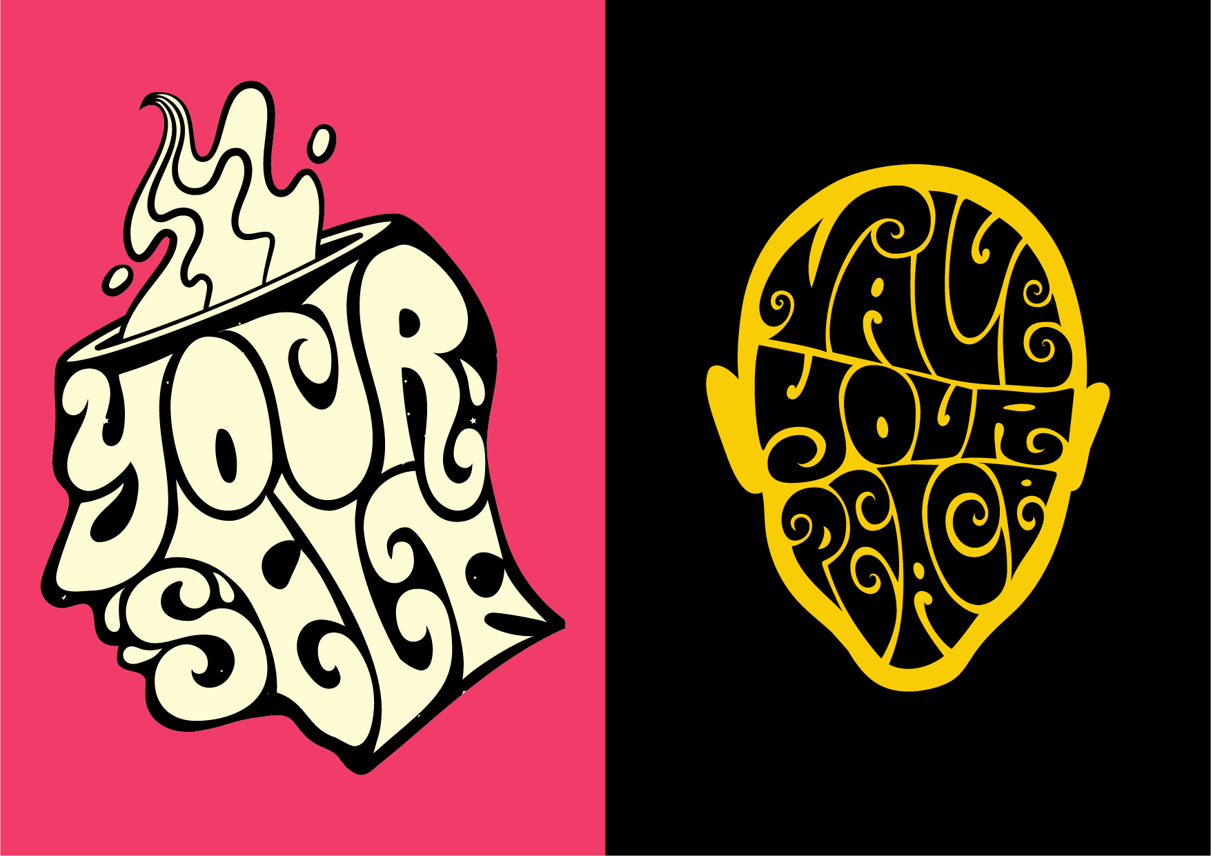Psychedelic Lettering Showcase by Roberlan Borges Paresqui on Dribbble