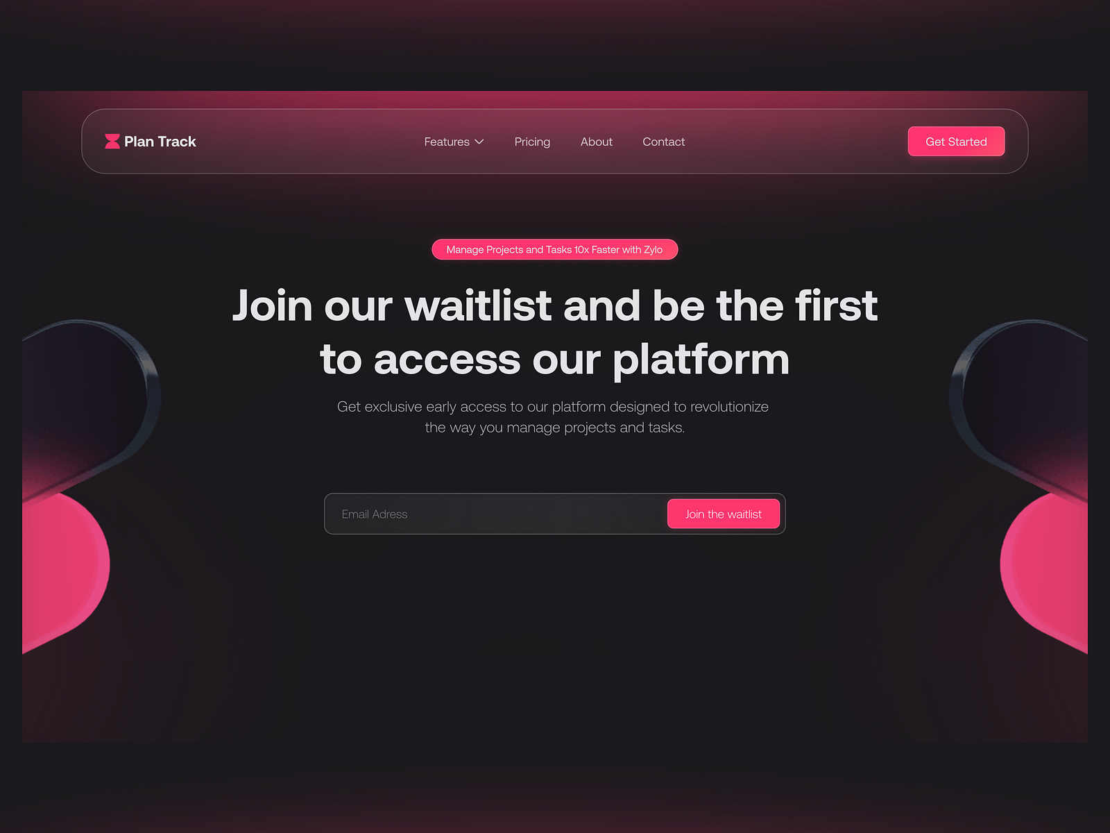 Waitlist Page for SaaS Product by Mustafa Mustafayev on Dribbble