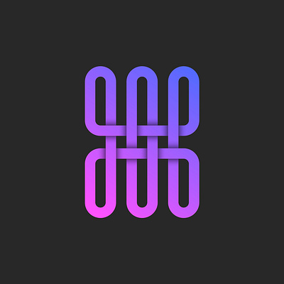 Weaving pattern logo by Sergii Syzonenko on Dribbble
