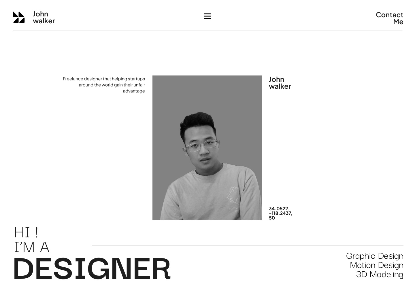 Personal Portfolio website | by Mangcoding Studio on Dribbble