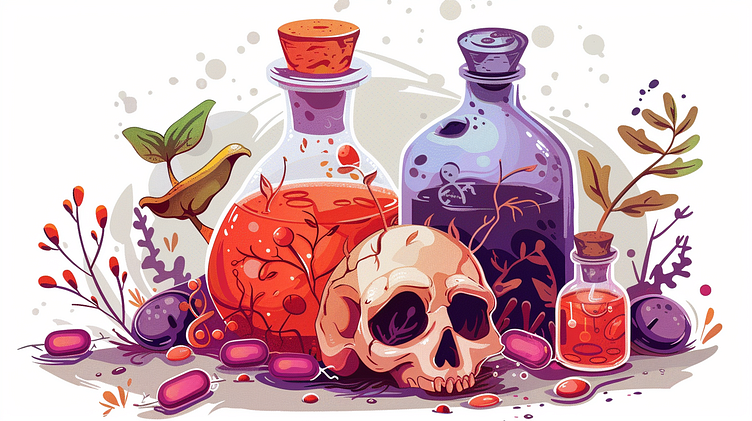 Poison Clipart Design by Imagella LLC on Dribbble