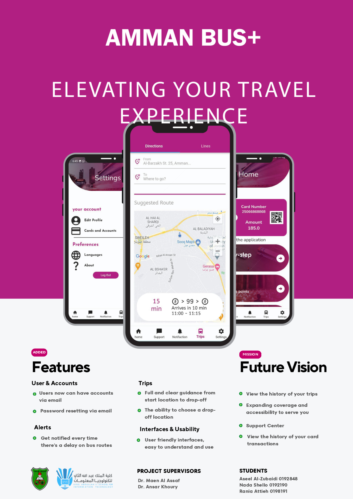 Amman Bus+ - Graduation Project by Nada Shello on Dribbble