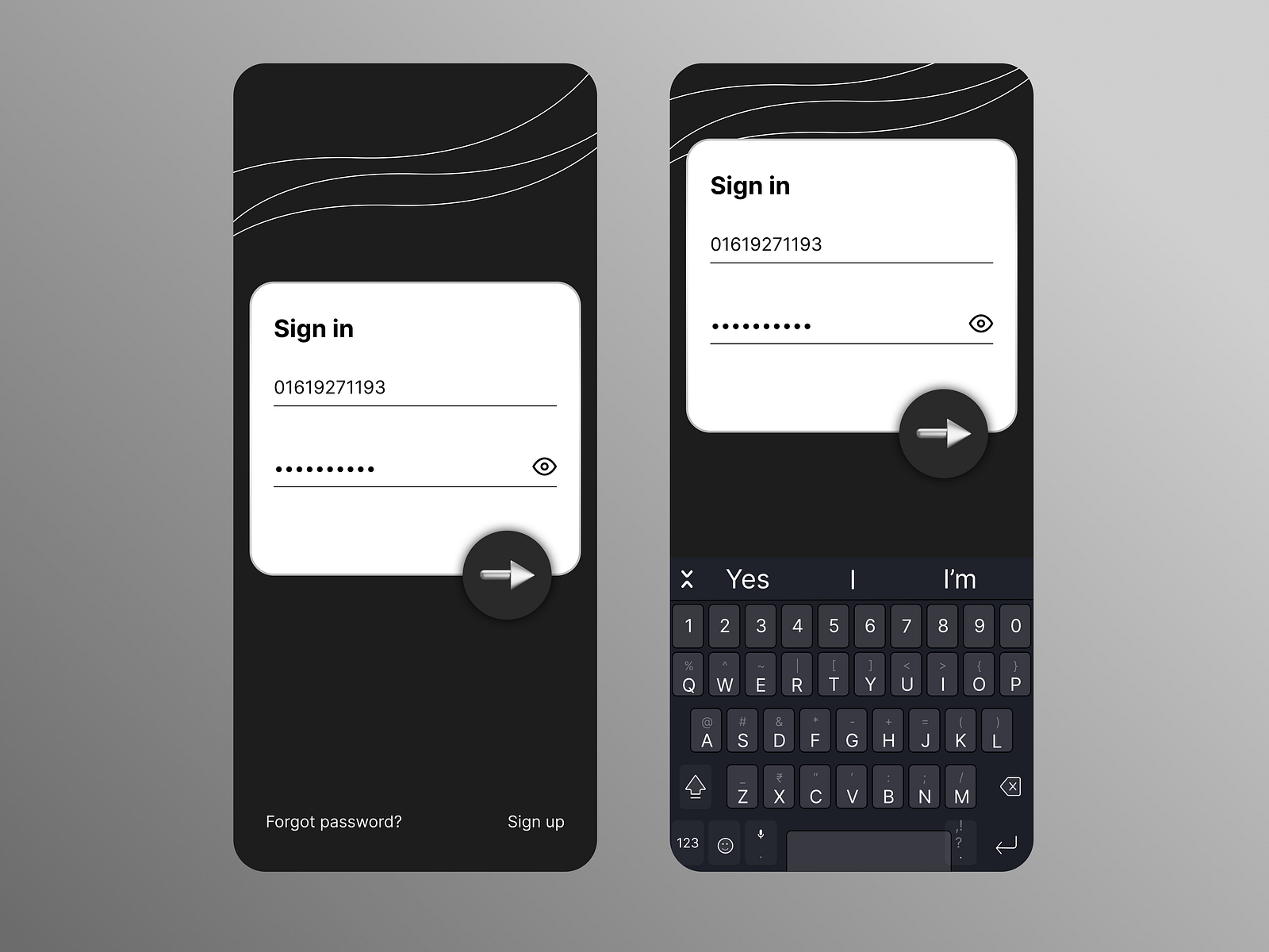Simple sign in screen by Aar Raeidul Ahsan on Dribbble
