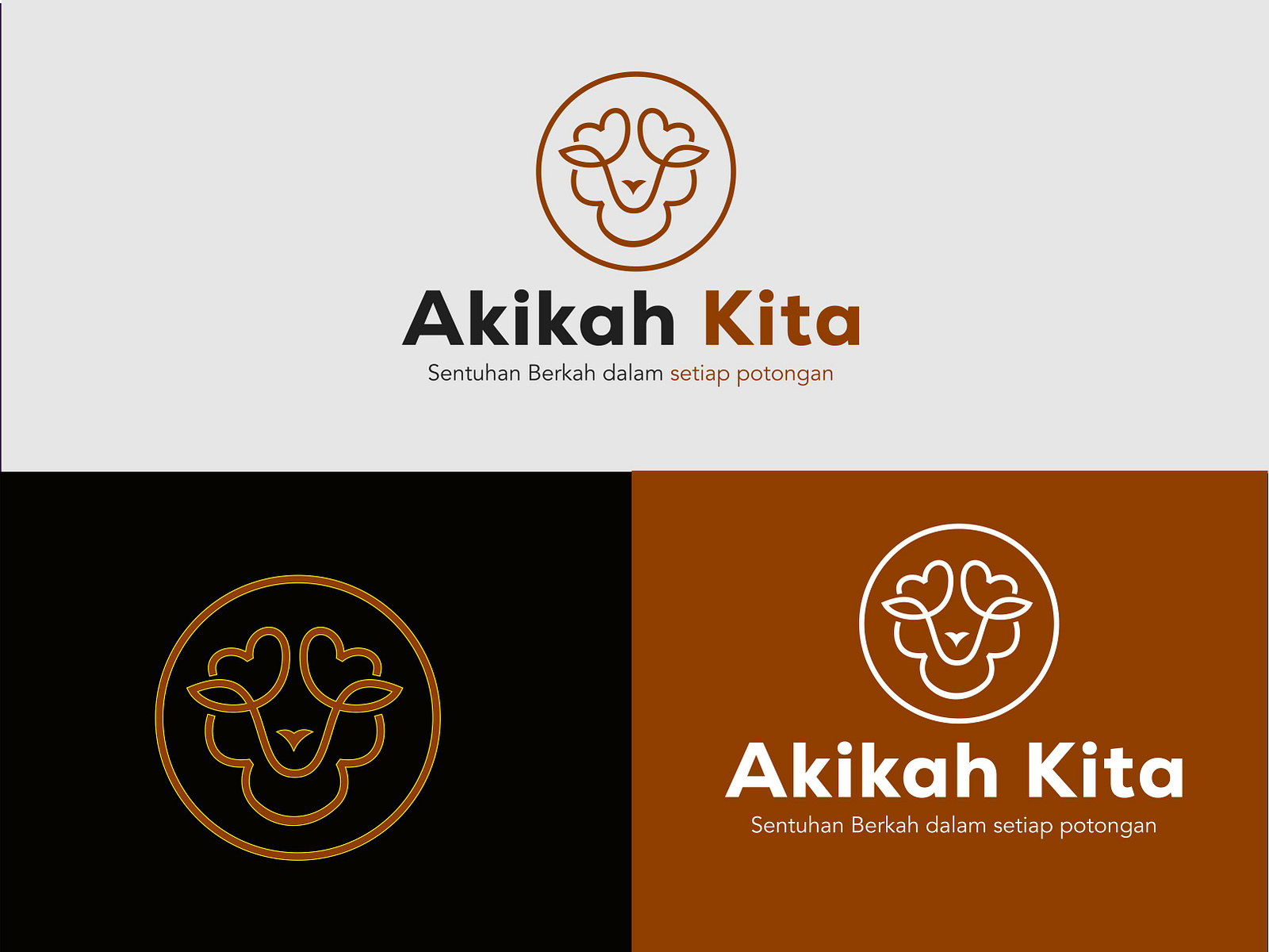 Modern Akikah Minimalist Sheep Logo by Media Integrasi on Dribbble