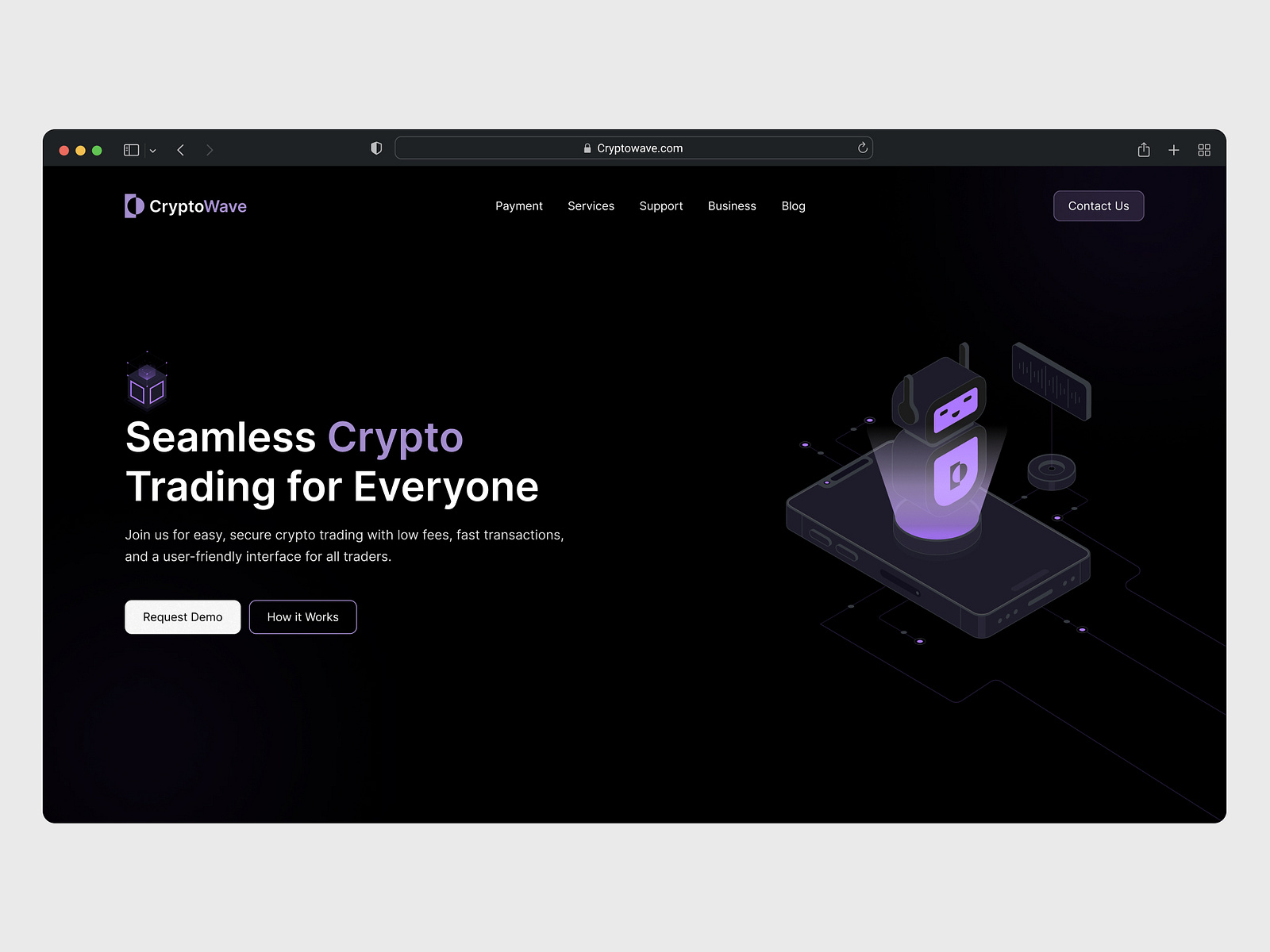 Cryptowave Trading platform concept by Urvik Moradiya 🥇 on Dribbble