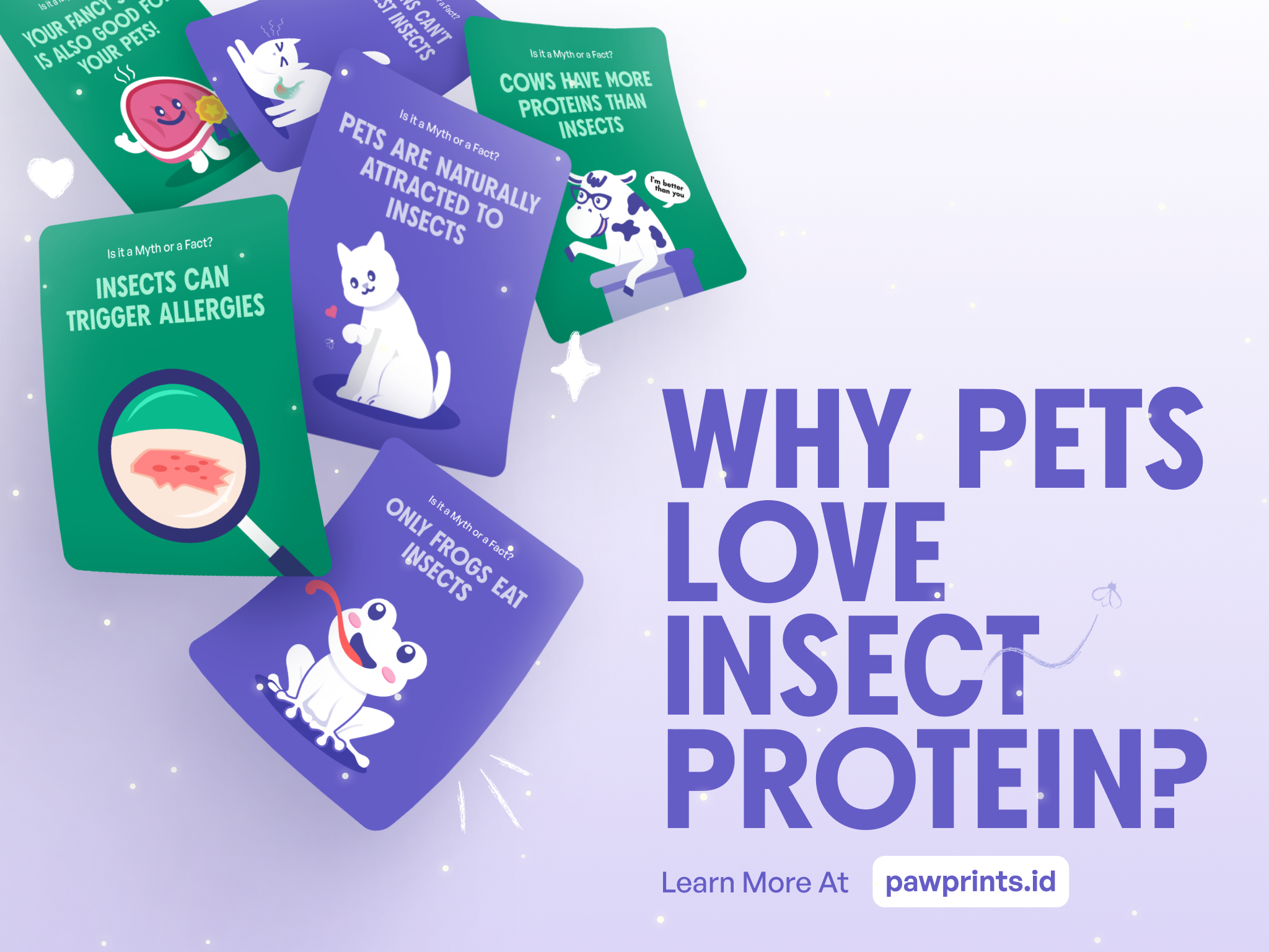 Pawprints: Myth or Fact? Gamified Cards for Pet Food Free Sample by Don ...