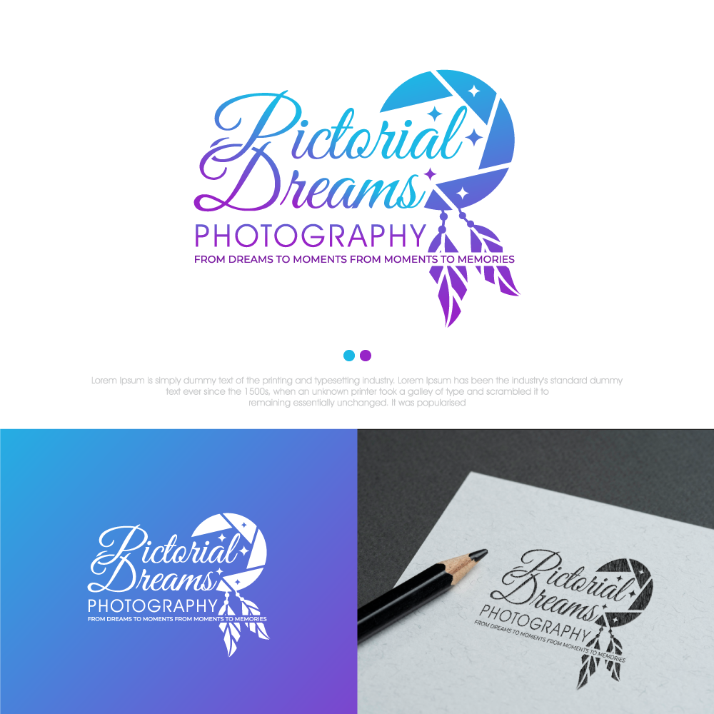 photography services company logo by Dipayan Dutta on Dribbble