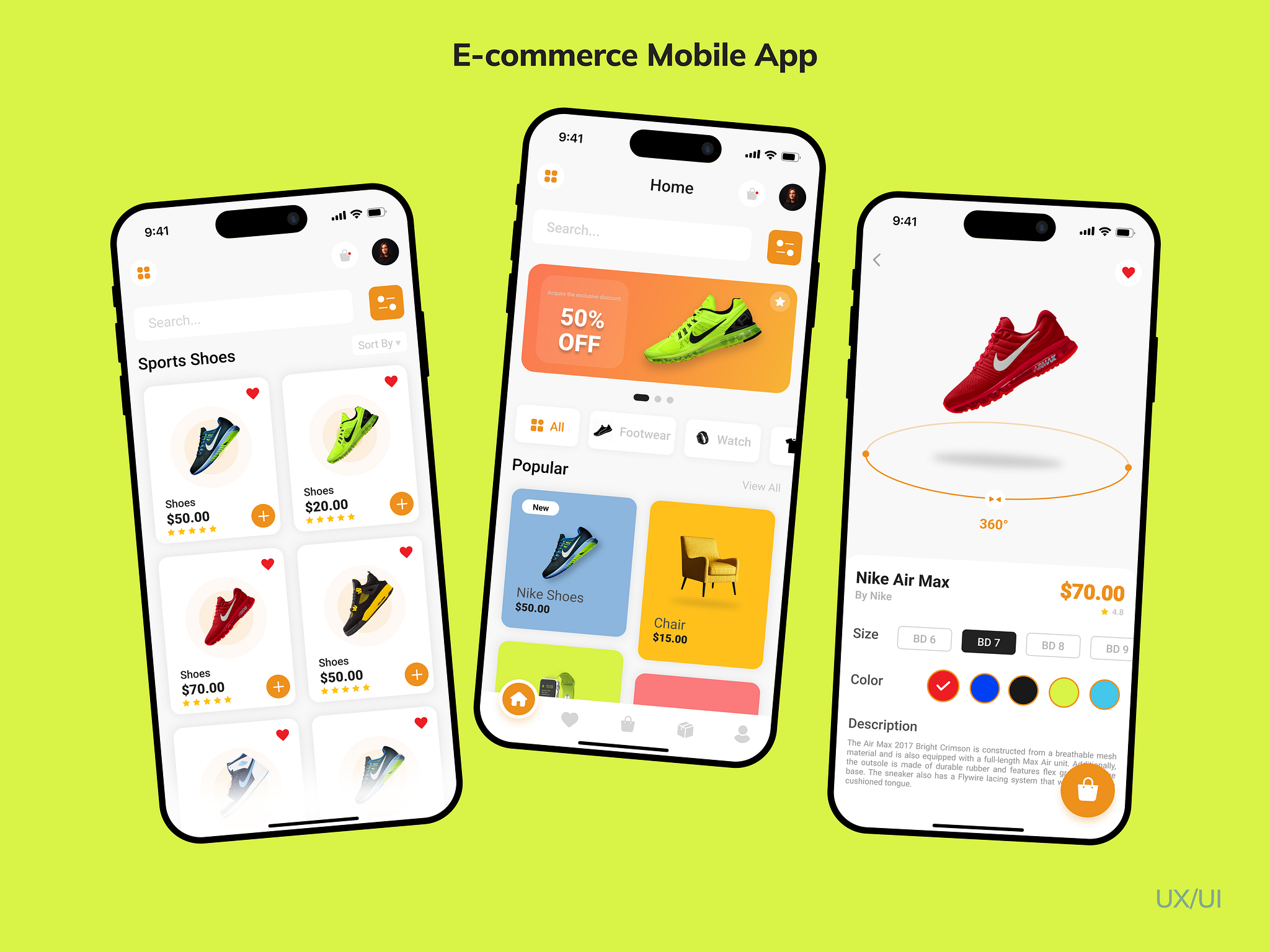 E-commerce Mobile App by Shakib Hossain on Dribbble