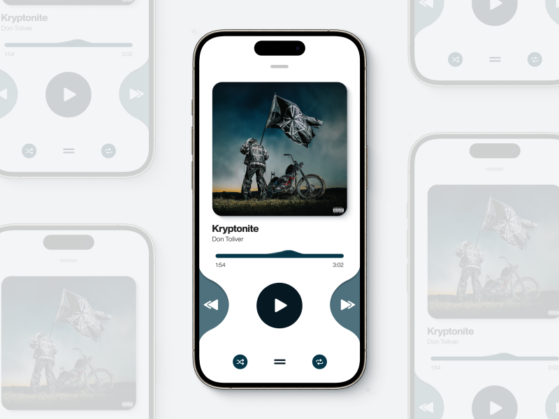Modern Music Player by Caleb Thomas on Dribbble Modern Music Player by Caleb Thomas on Dribbble