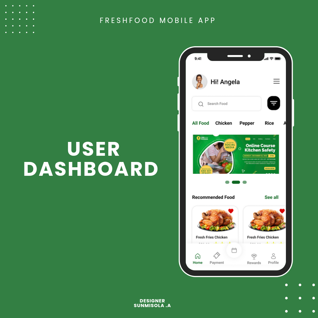Fresh food App by Aquila Akinsiku on Dribbble