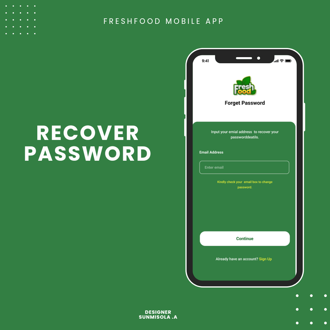 Fresh food App by Aquila Akinsiku on Dribbble