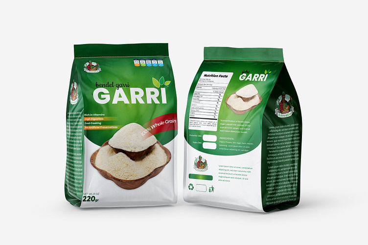 Garri - Packaging Design by Gaius on Dribbble