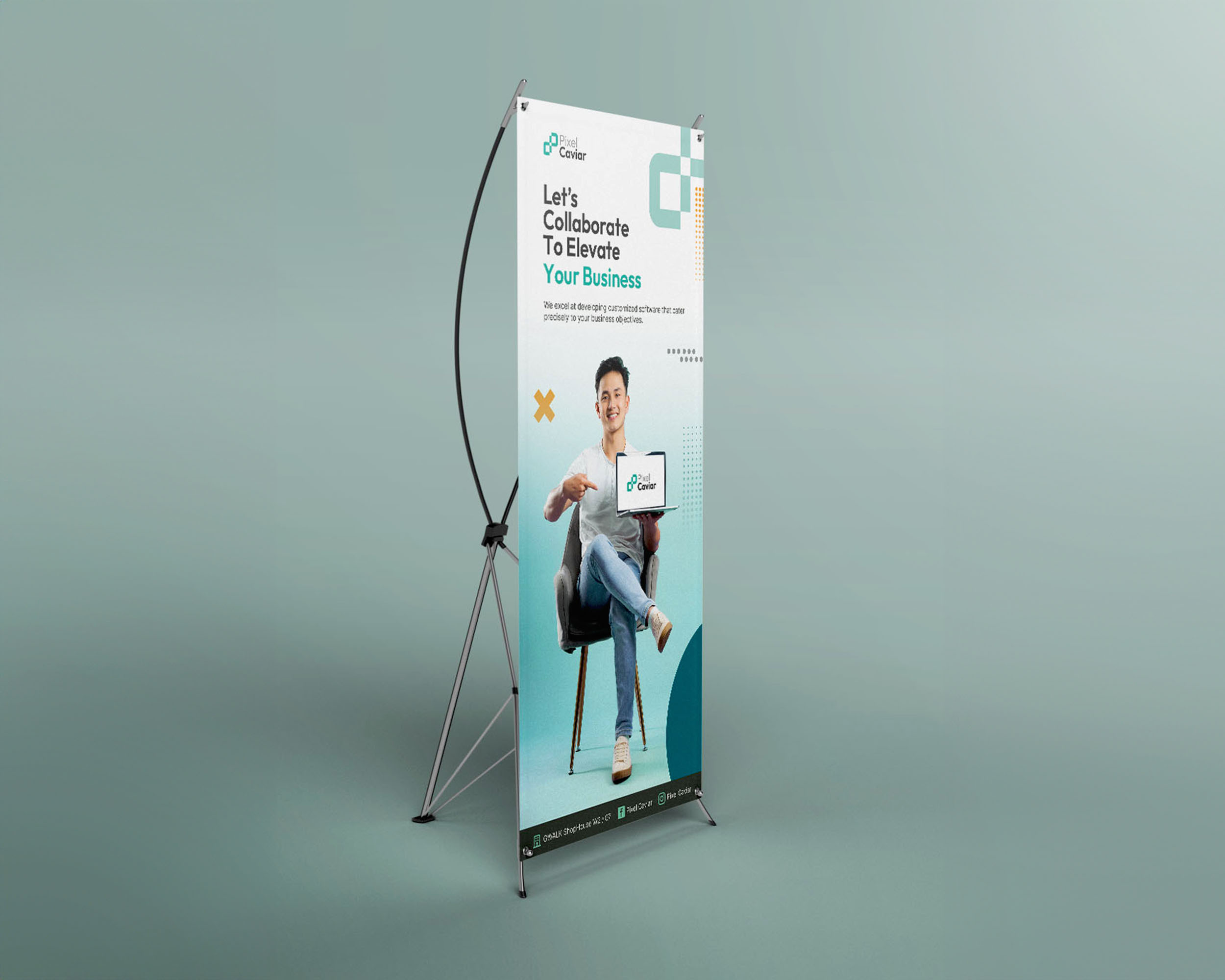 X-Stand or X-Banner & Roll Up Banner Design Project by Kavalio Design ...