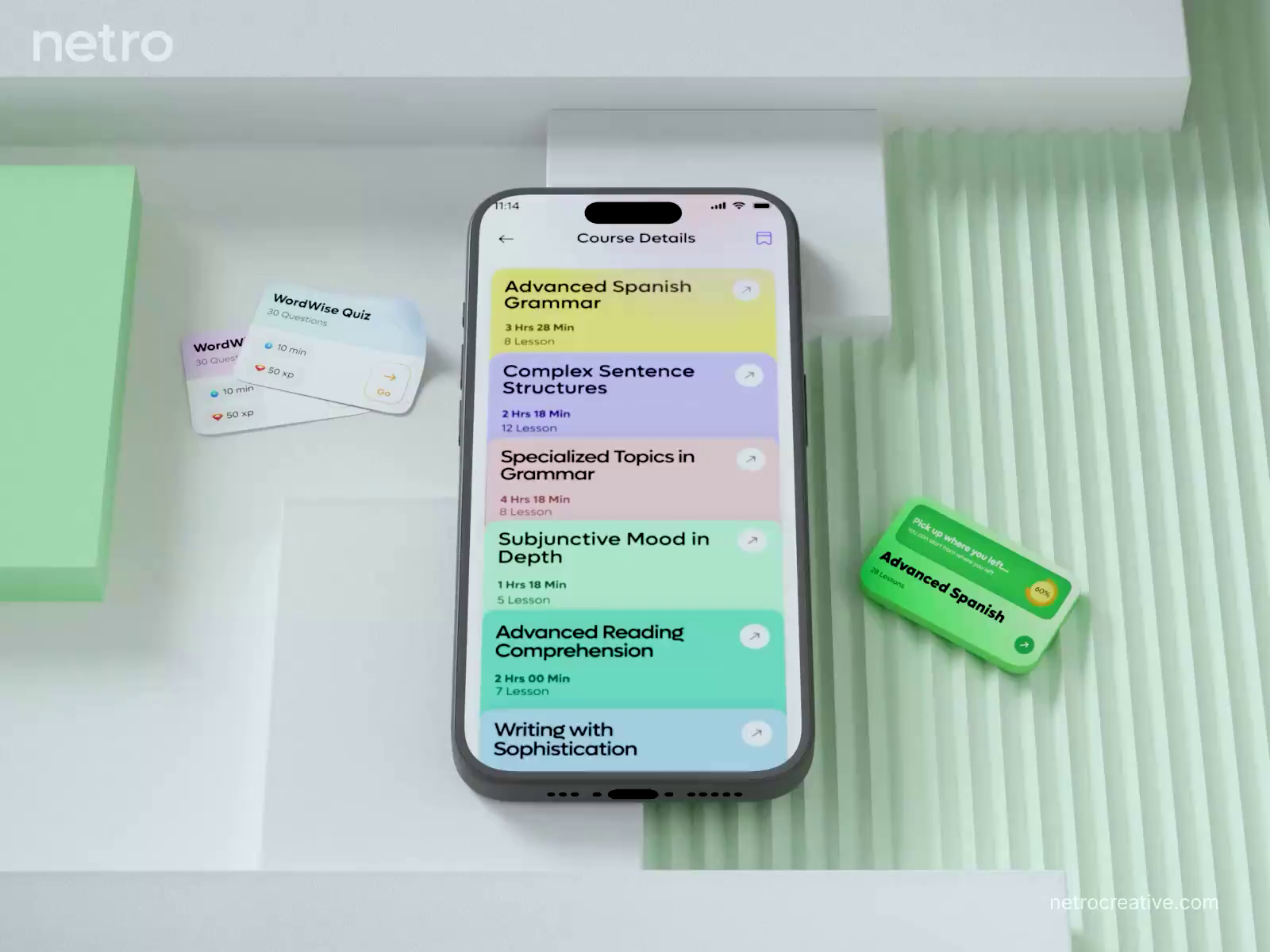 Edlino - Gamified Language Learning App Animation by Asiq M. for Netro Systems on Dribbble