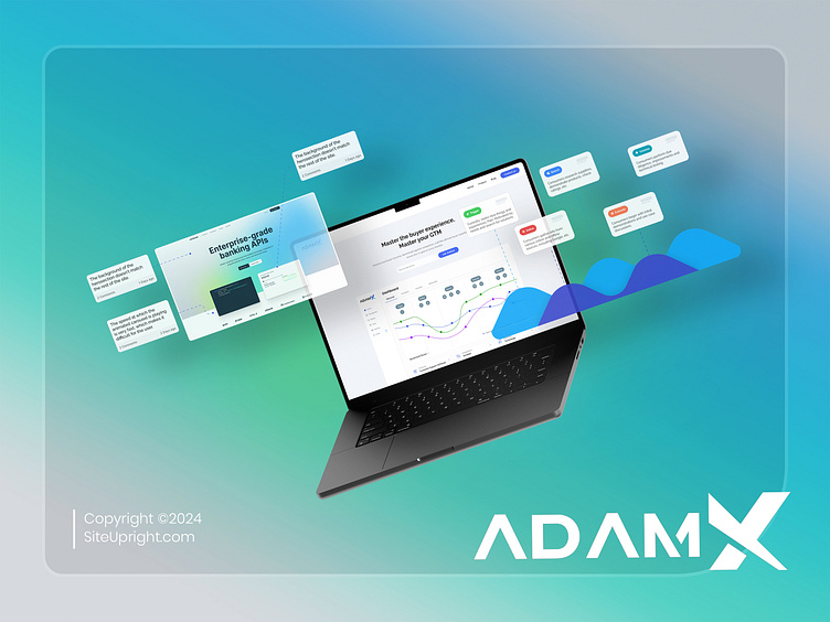 Ai SaaS UI/UX Design - ADAMX by Site Upright on Dribbble