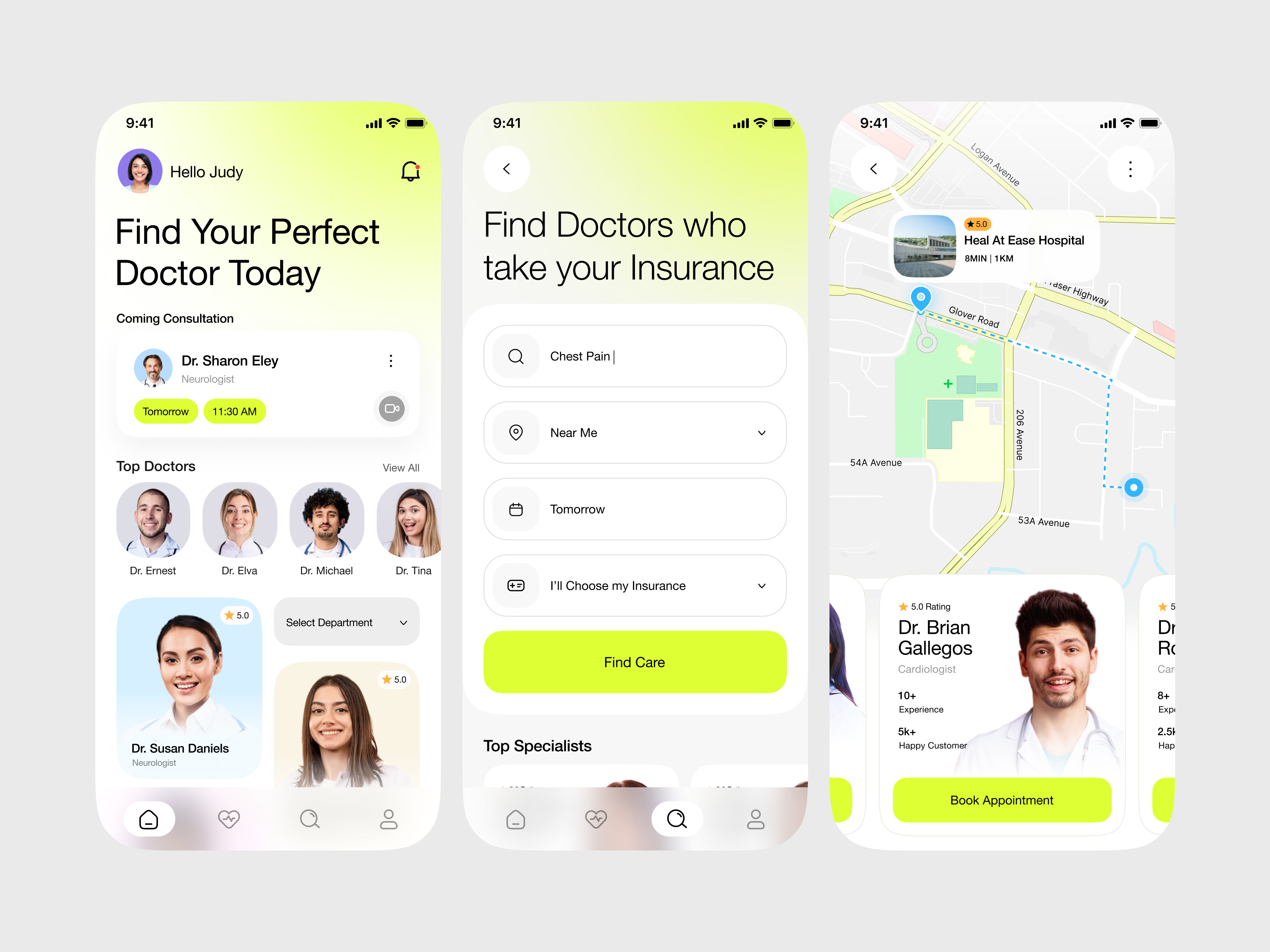 Medical App - Ui Design by Kiran on Dribbble