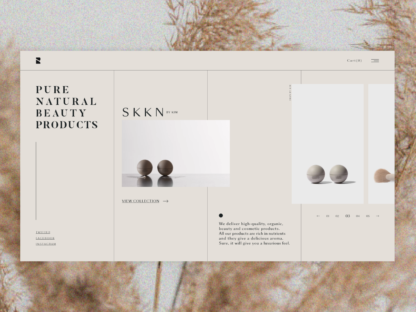 Cosmetics UI design by Driouich Assim on Dribbble