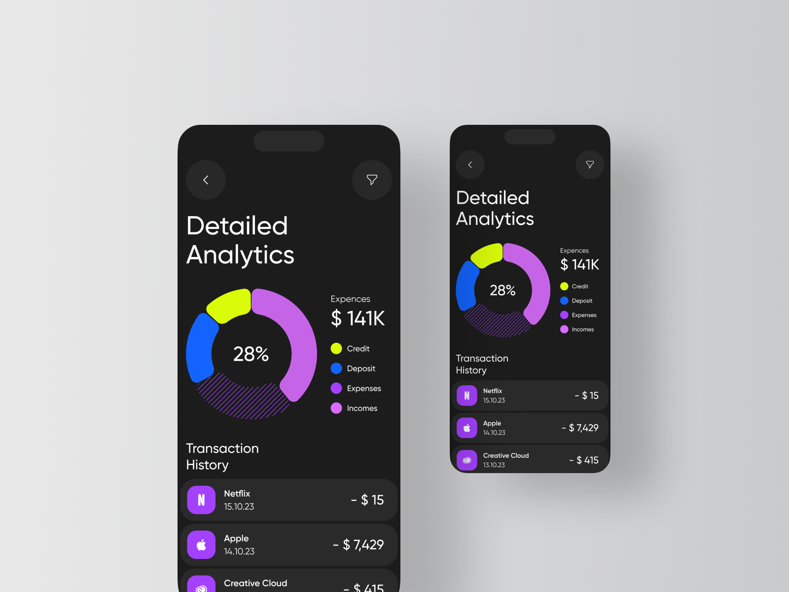 FinPulse App - Fintech SaaS Dashboard by Jack L. for RonDesignLab ⭐️ on Dribbble