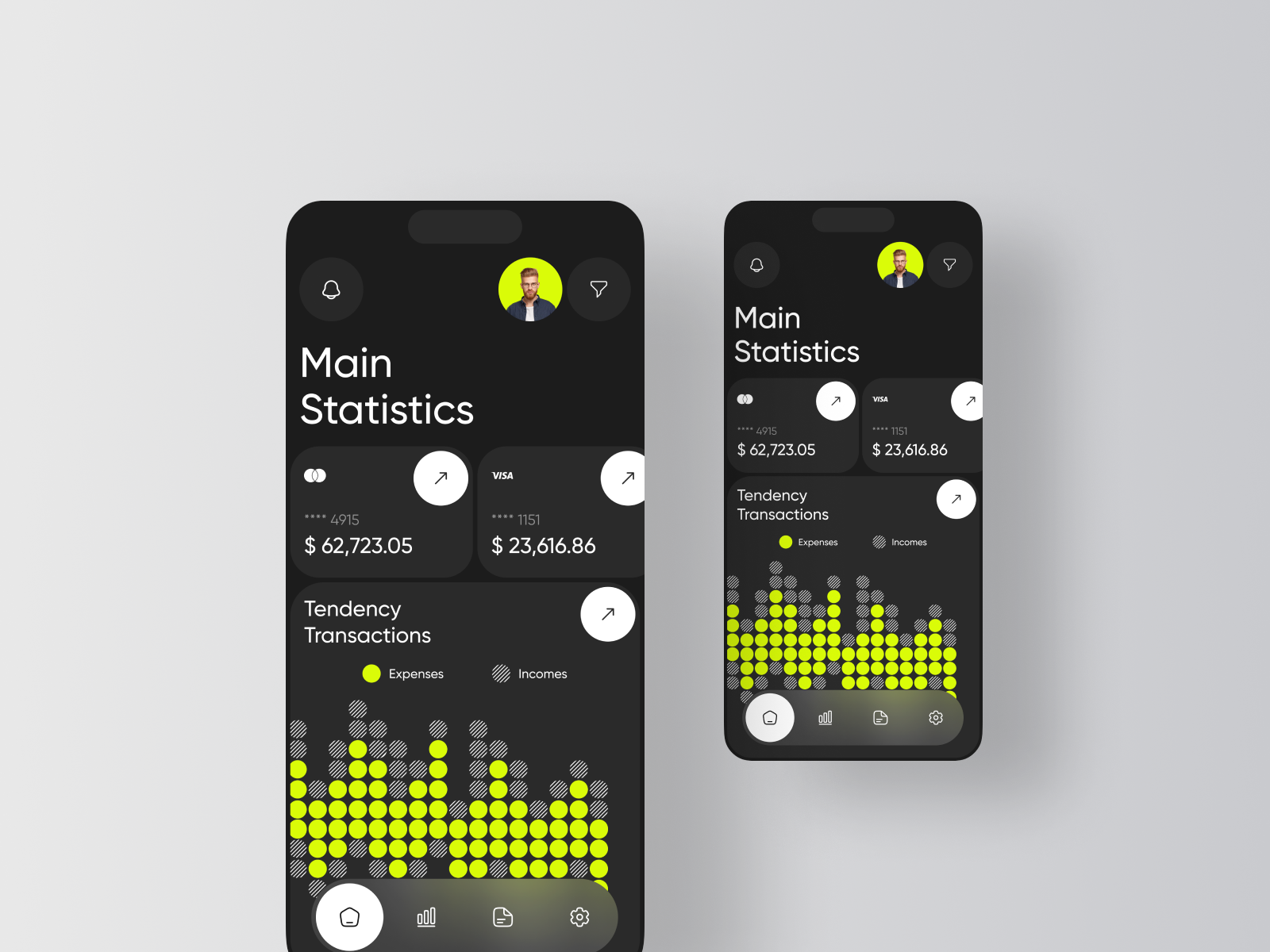 FinPulse App - Fintech SaaS Dashboard by Jack L. for RonDesignLab ⭐️ on Dribbble