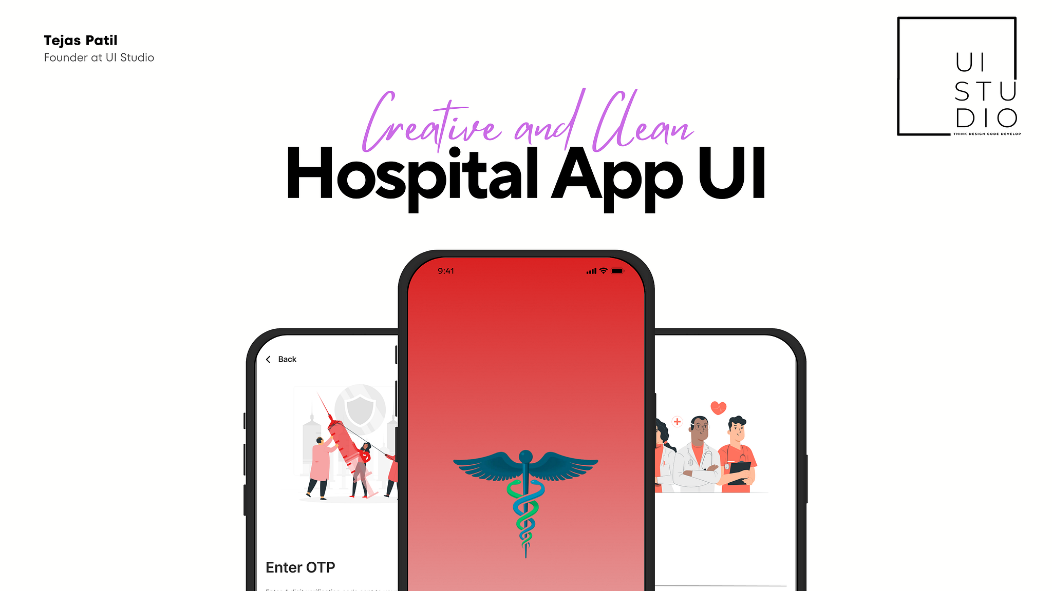 Hospital App UI🏥 - By UI Studio by Tejas Patil on Dribbble