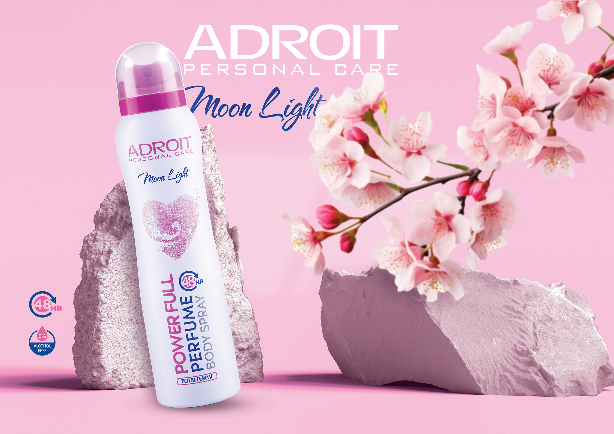 Body spray advertisement design by Zahra Vahedi on Dribbble