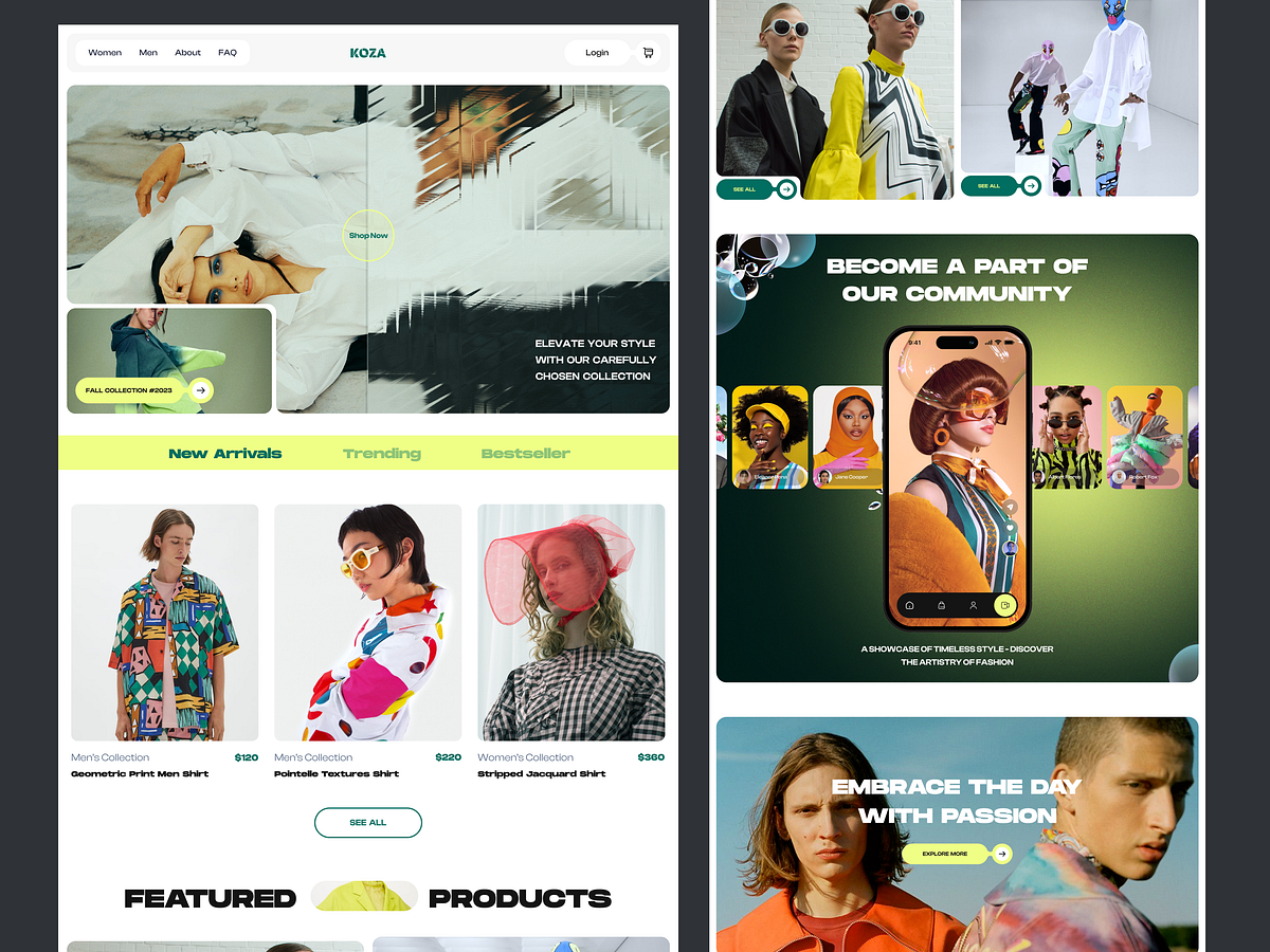 🛒 Redefine Shopping with Our E-commerce Web Design 🌐 by Miraj Hossein on Dribbble