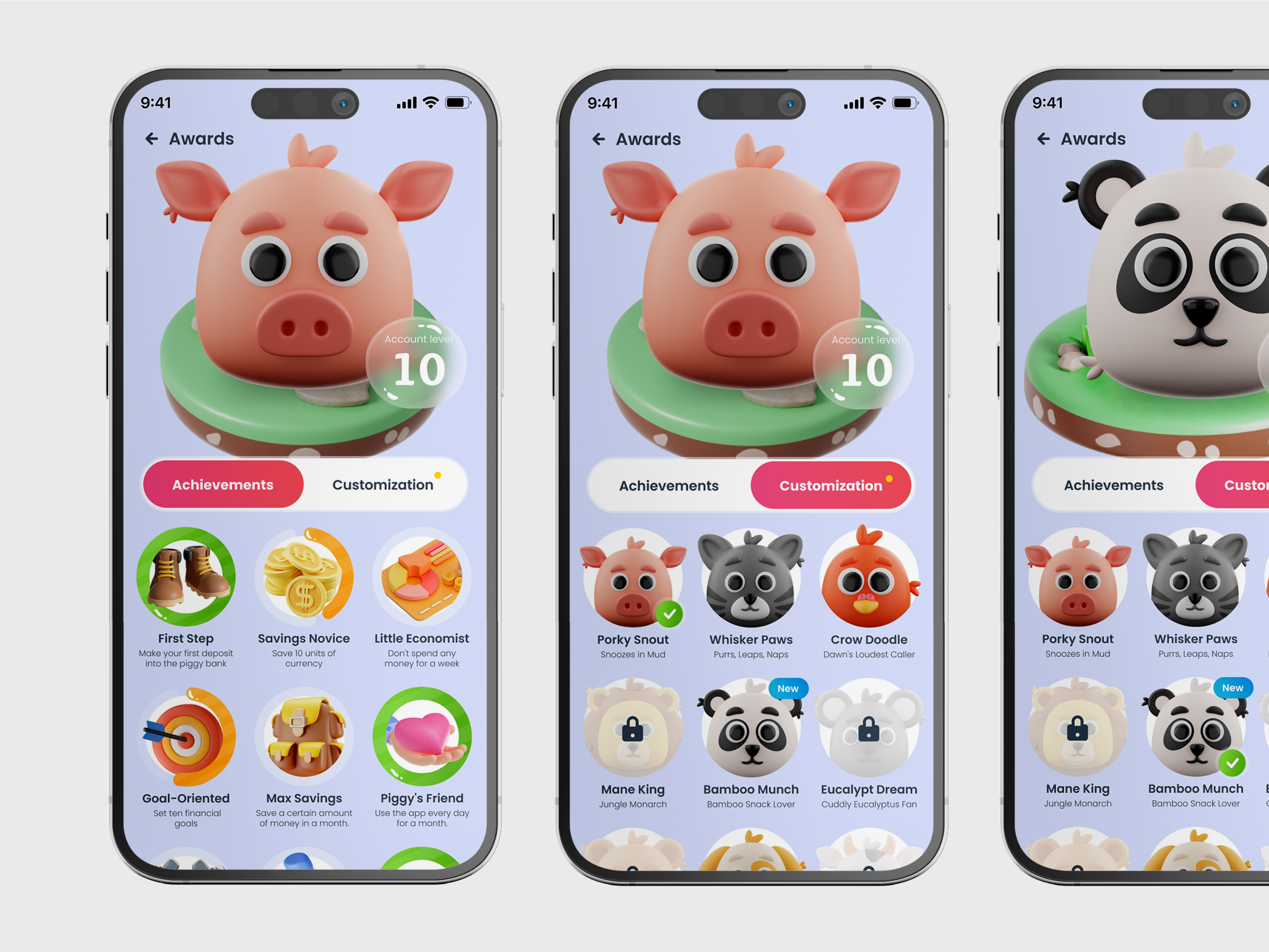 Piggy Bank - Mobile App UI UX Design for a Kids Digital Bank by ...