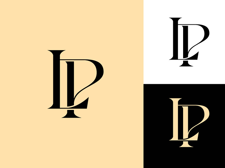 LP monogram logo / LP clothing logo by abeda_design on Dribbble