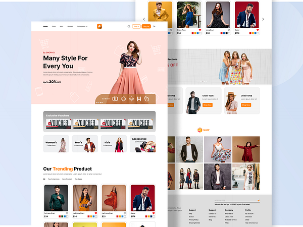 Shop UI/UX Design by Mahamudul Huq Turjo 👑 on Dribbble