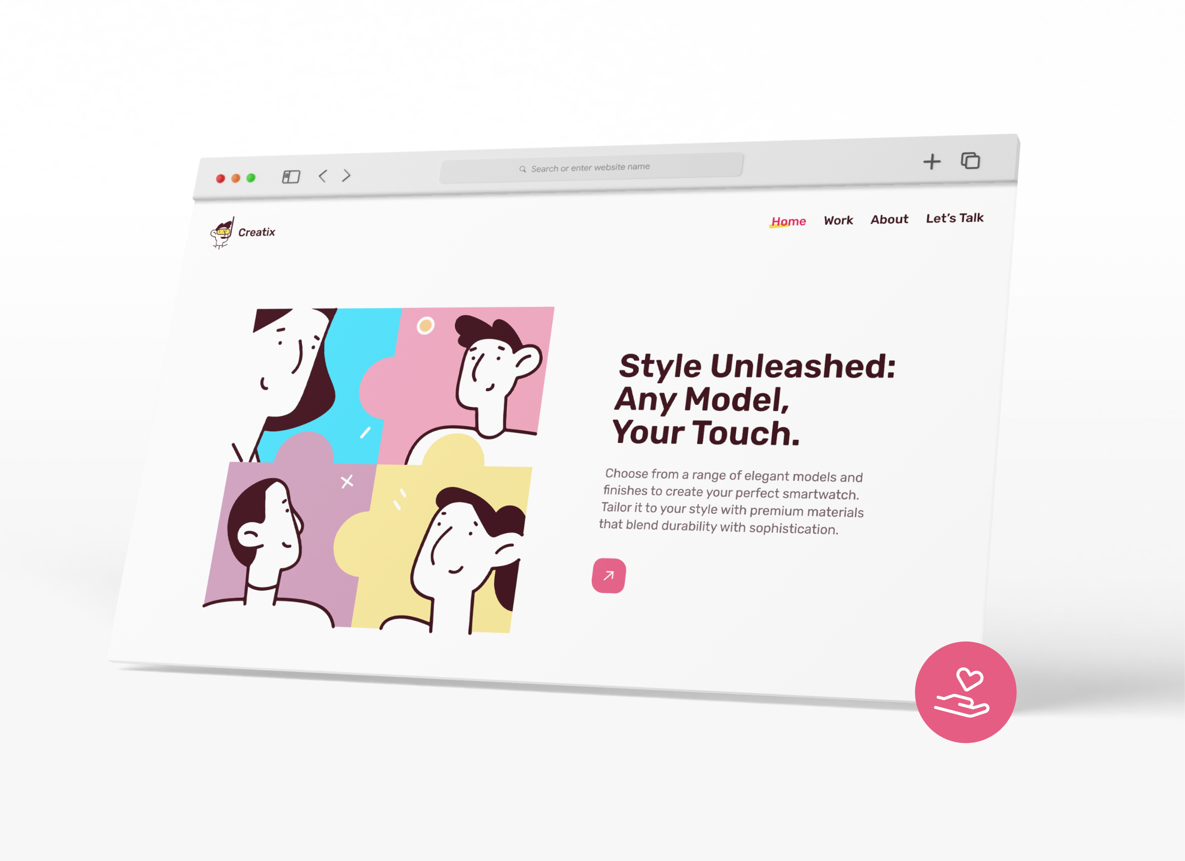 Creatix Free Website Template UI Kit by Osama Dawood on Dribbble
