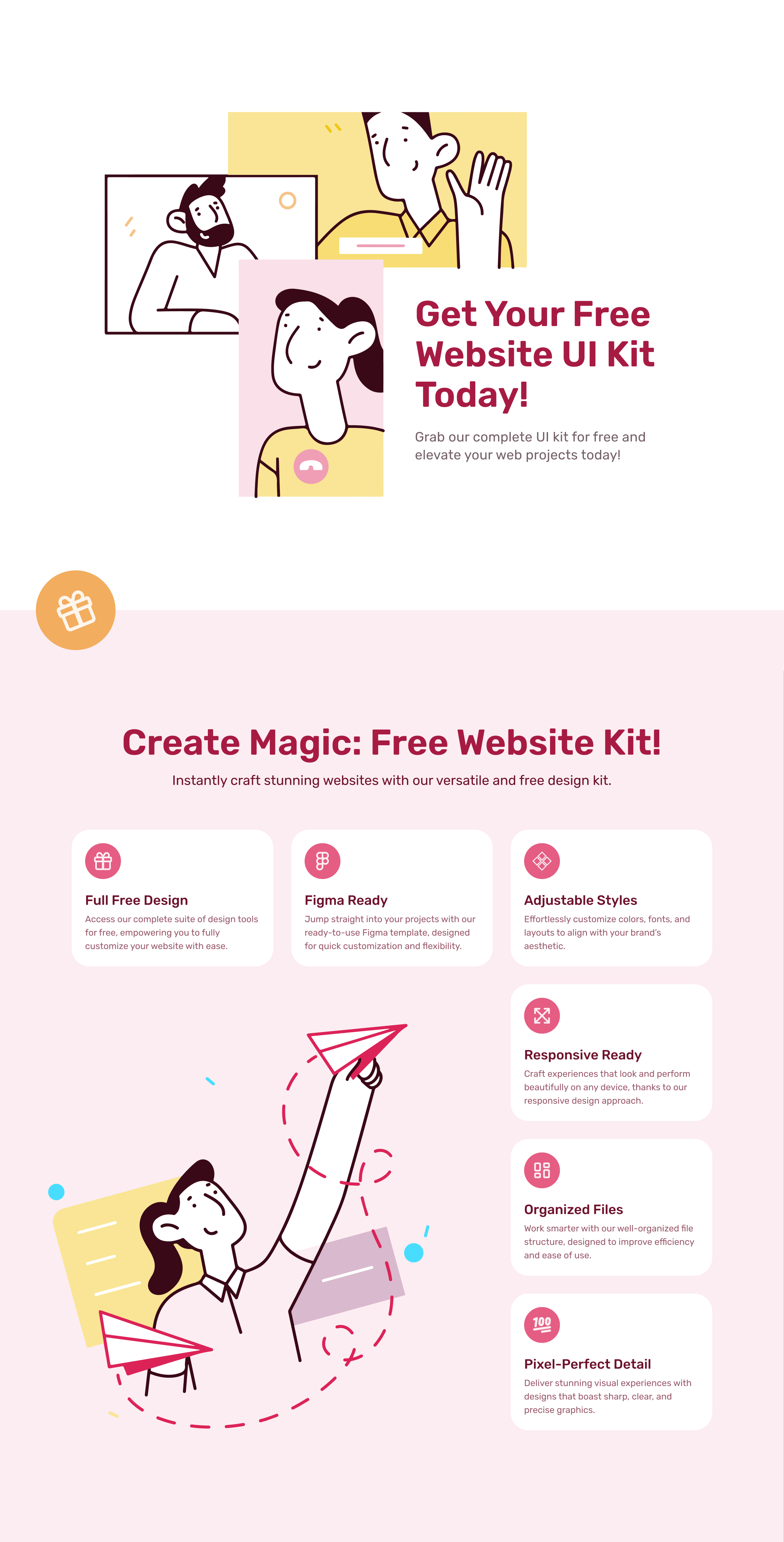 Creatix Free Website Template UI Kit by Osama Dawood on Dribbble