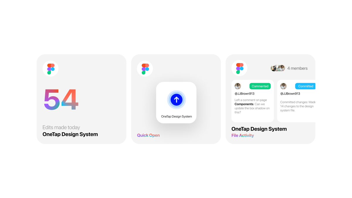Figma Widgets by AJ Picard on Dribbble