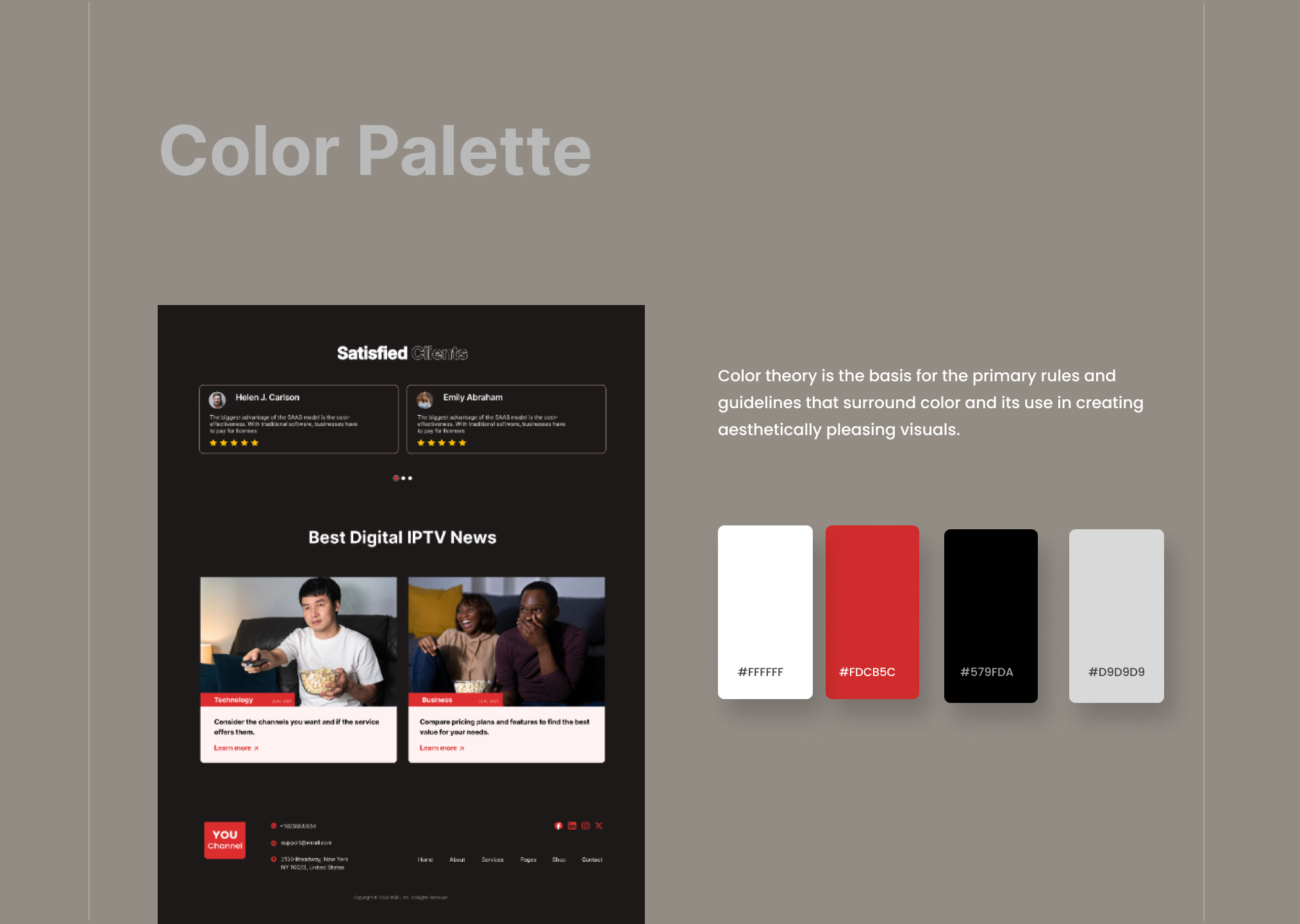 Landing page | IPTV Figma Template by Sourav Aich on Dribbble