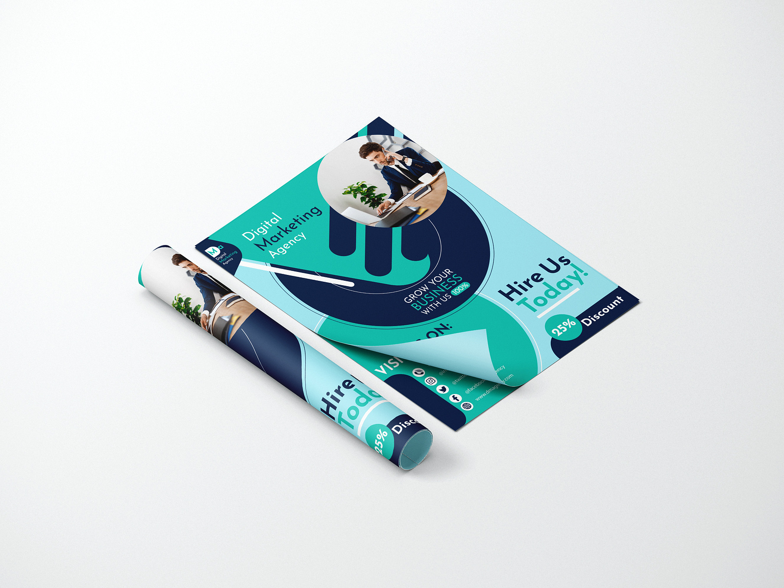 flyer design by Design Circle on Dribbble