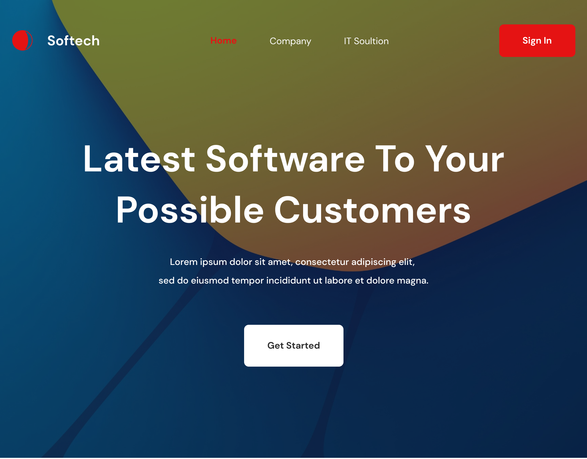 It Services Landing Page designs, themes, templates and downloadable ...