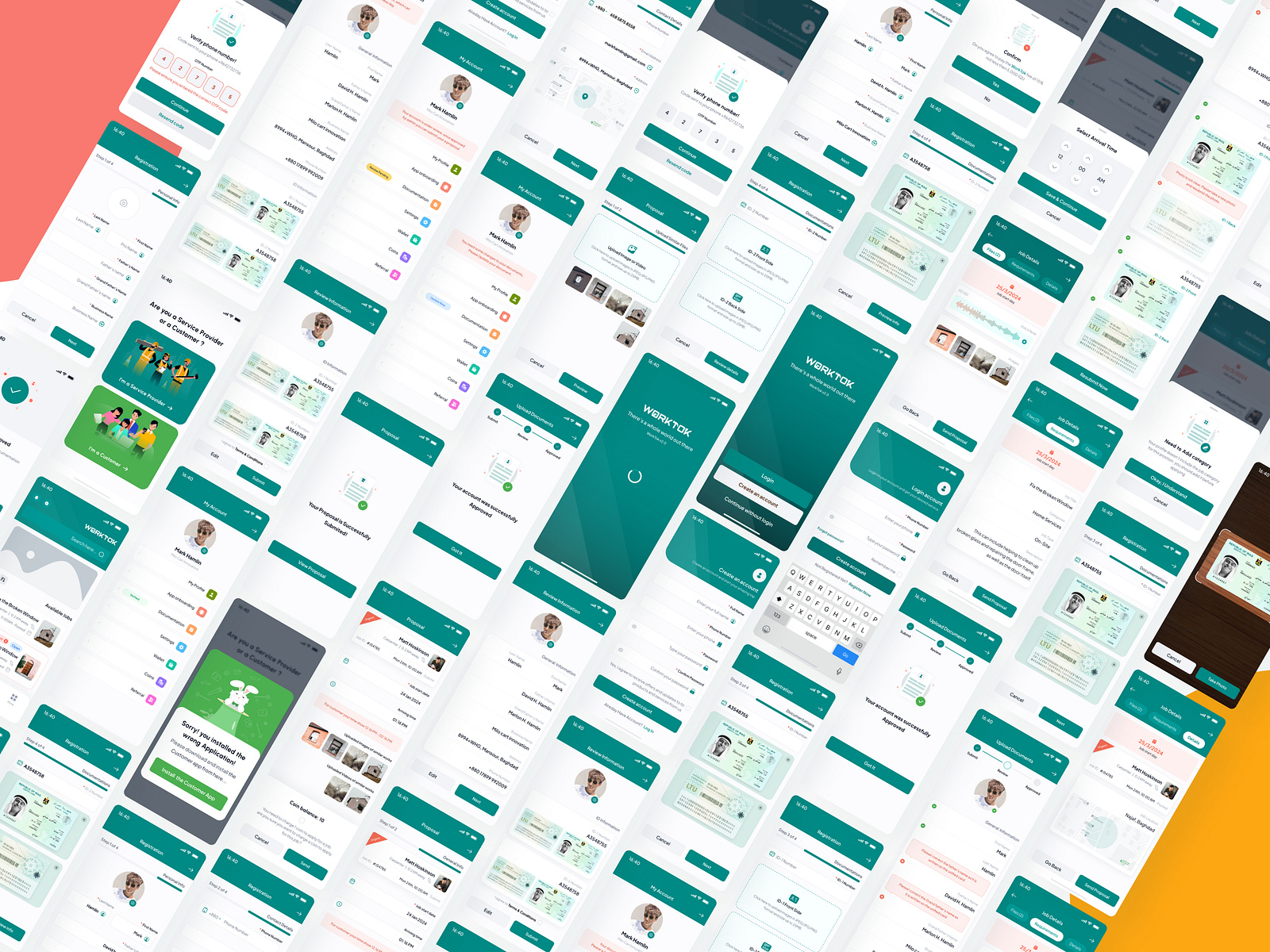 WorkTalk App UI by Abul Bashar on Dribbble