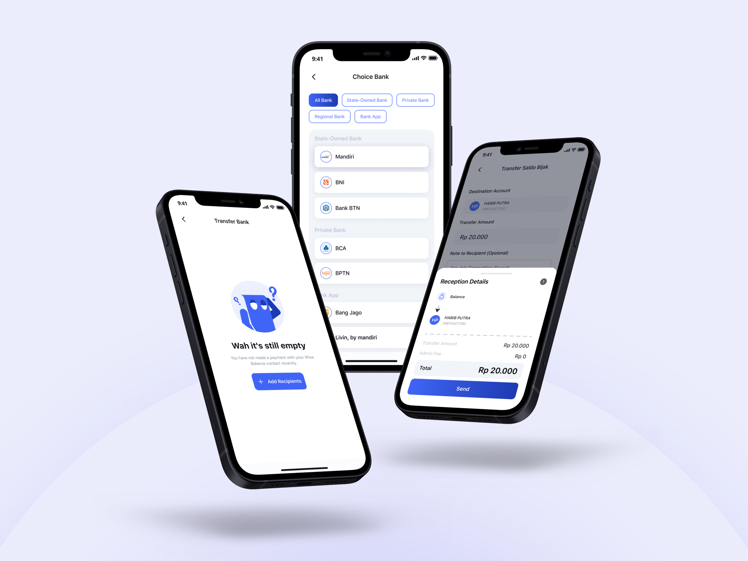 E-Wallet - Bank Transfer by Muhammad Alif Al Hakim on Dribbble