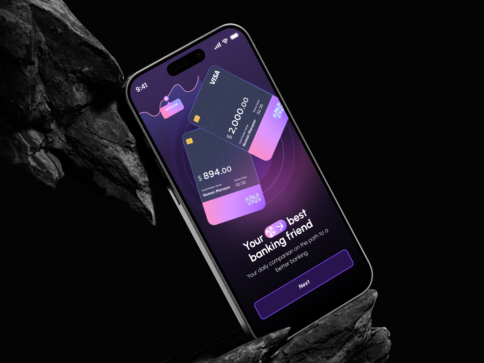 Banking App by Blabb Studio on Dribbble