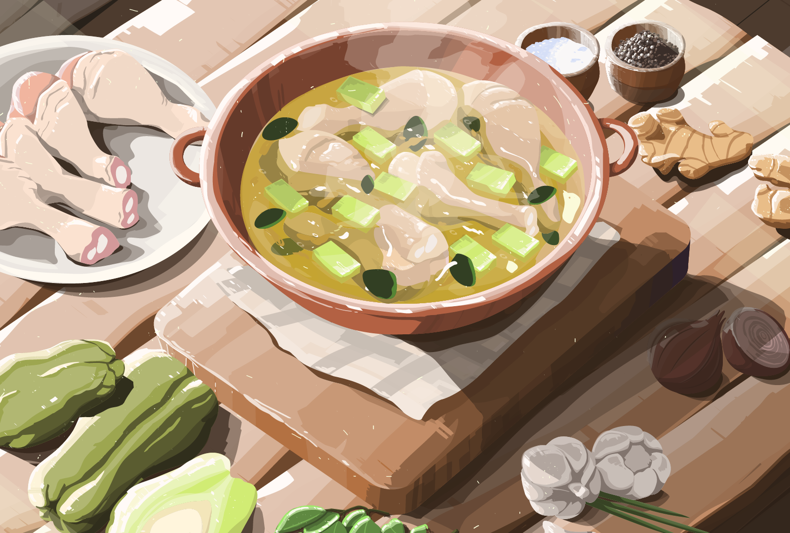 Tinolang Manok by JELLISAND on Dribbble