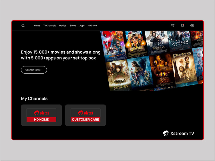 Television Landing Page by deepika chouhan on Dribbble