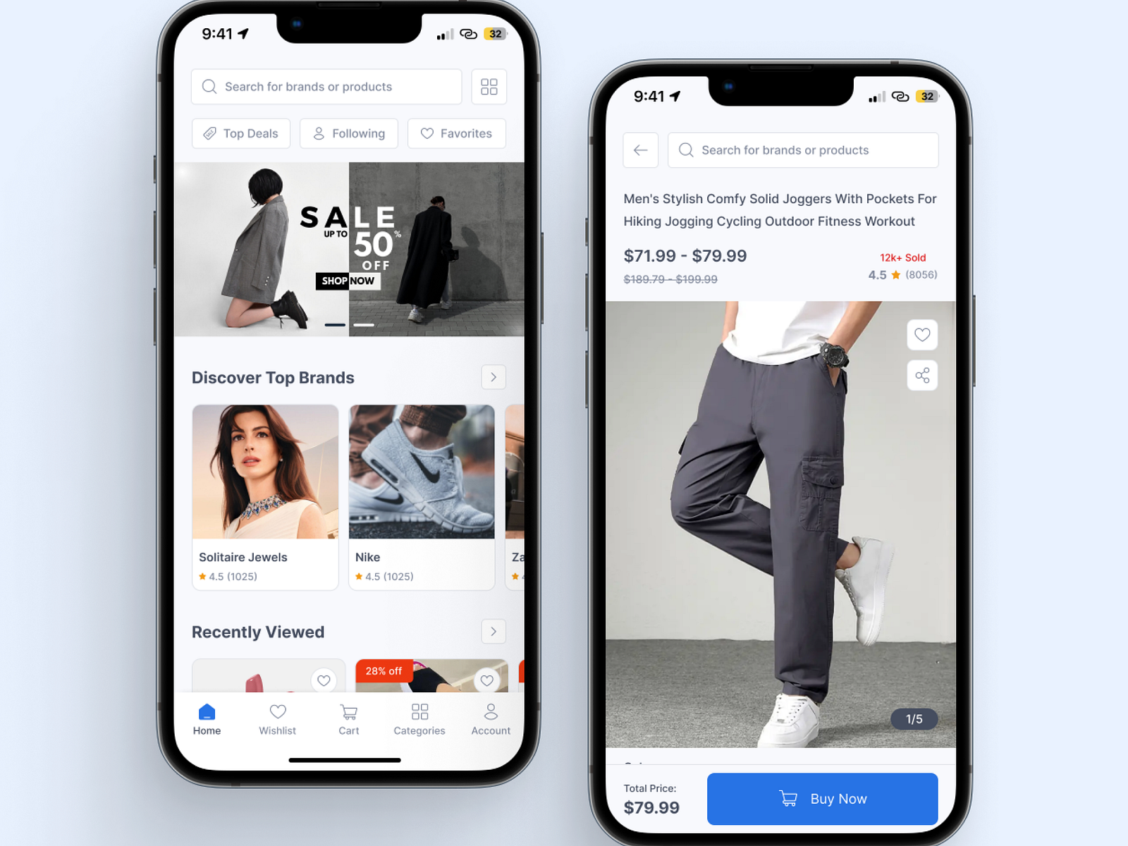 Ecommerce fashion mobile app Ui design by Ali Ahmad on Dribbble