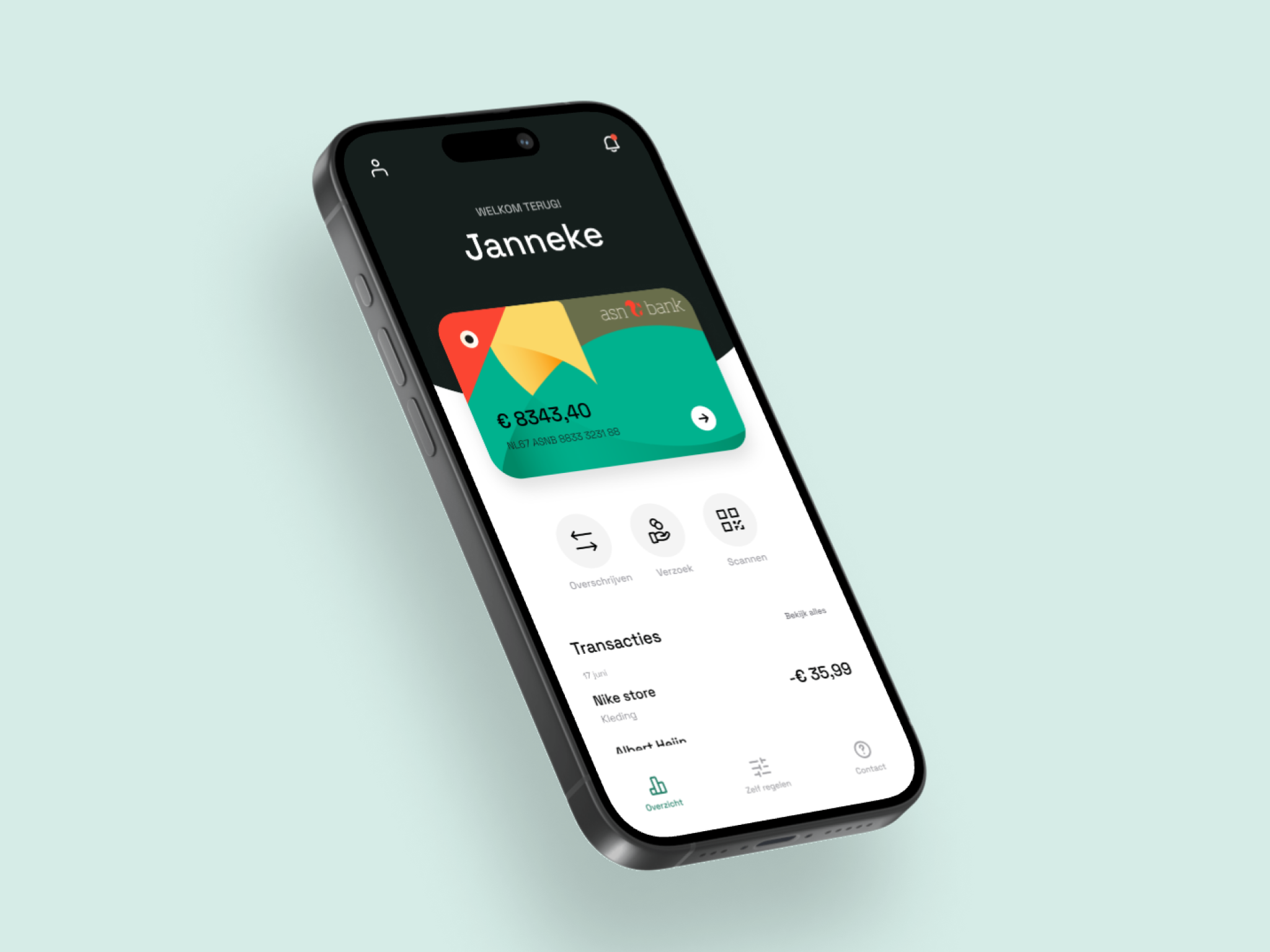 Redesign of ASN Mobile Banking App by Zelah Hoekstra on Dribbble
