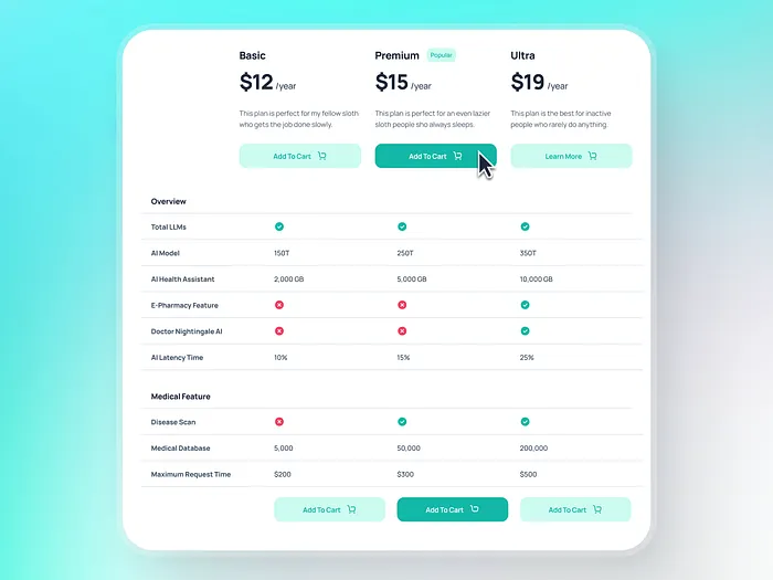 Pricing Ui Designs Themes Templates And Downloadable Graphic Elements
