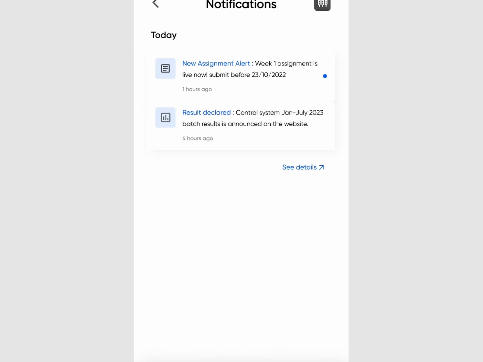 Notification Page by Partha Pratim Bhuyan on Dribbble